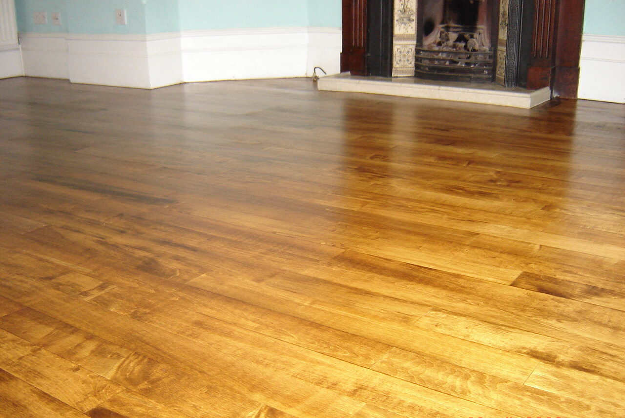 Sanding Maple Flooring - BSN Flooring Services